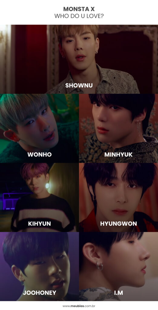 Who's who: Monsta X | Veja quem é quem em cada MV do grupo