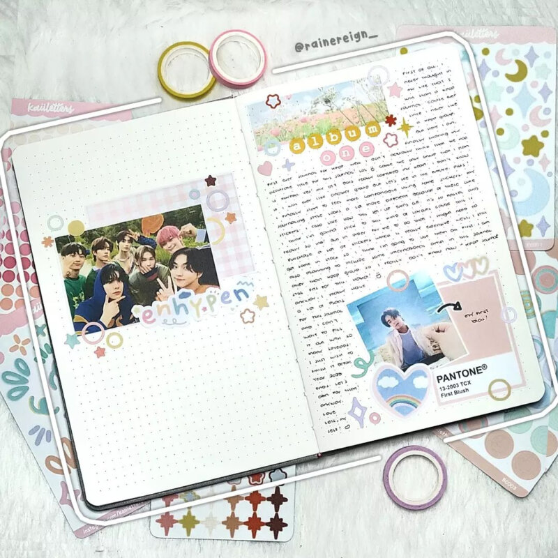Como fazer um kpop journal + 20 ideias criativas e coloridas
