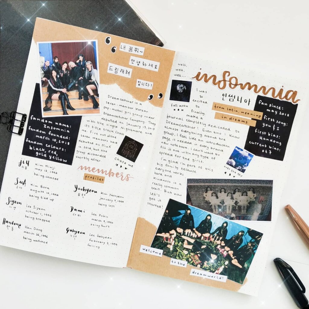 Como fazer um kpop journal + 20 ideias criativas e coloridas